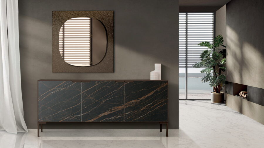 Madie moderne in legno a Verona e credenze di design in legno